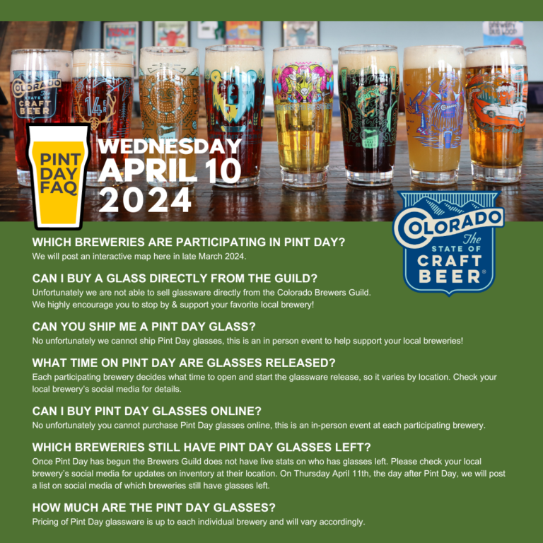 2024 Colorado Pint Day Reveal - Colorado Brewers Guild